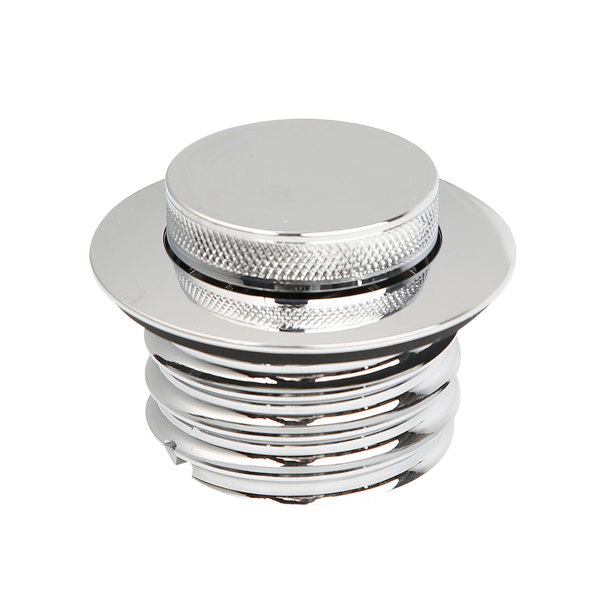 Chrome Flush Pop Up Oil Gas Cap Vented Fuel Tank Fit For Harley ...