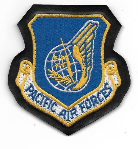 AIR FORCE PACIFIC AIR FORCES PACAF LEATHER HOOK LOOP PATCH | eBay