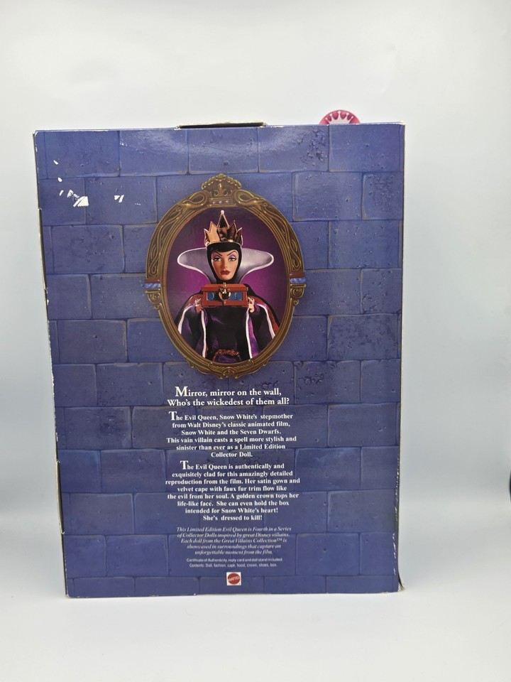 Disney Great Villains Collection Evil Queen Barbie Doll Snow White ...