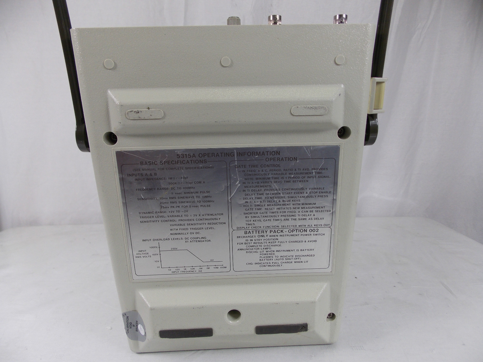 HP 5315A UNIVERSAL COUNTER | eBay