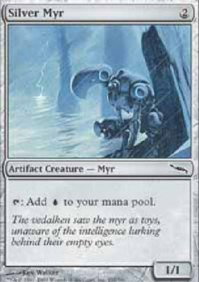 SILVER MYR X4 4 4X Mirrodin MTG Magic the Gathering Cards DJMagic | eBay