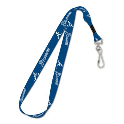 Atlanta Braves 3/4 Inch Lanyard [NEW] MLB Key Chain Ring ID Badge Strap ...