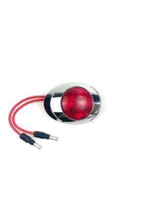 Red P3 LED Bullet Pigtail Light Clear Lens | eBay