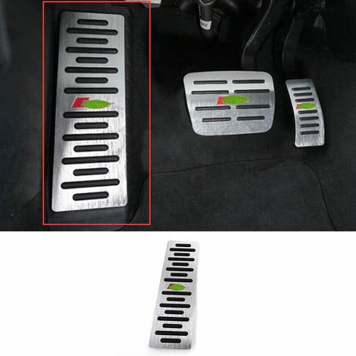 >For Audi Q7 2016-2018 2019 Silver Aluminum Pedal Left Side Foot Rest ...