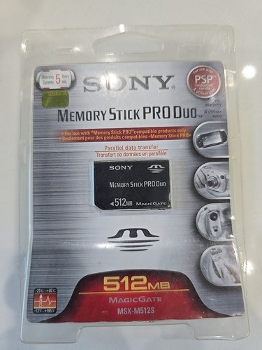 Sony 512 MB Memory Stick Duo Magic Gate (MSH-M512S).Sealed. | eBay