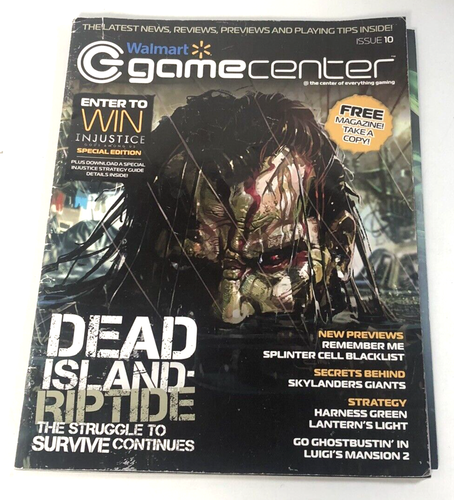 Walmart Game Center Magazine Issue 10 INJUSTICE 2013 with UNUSED POSTER ...