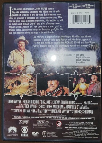 Big Jake DVD 1971 Widescreen John Wayne, Richard Boone, Patrick Wayne | eBay