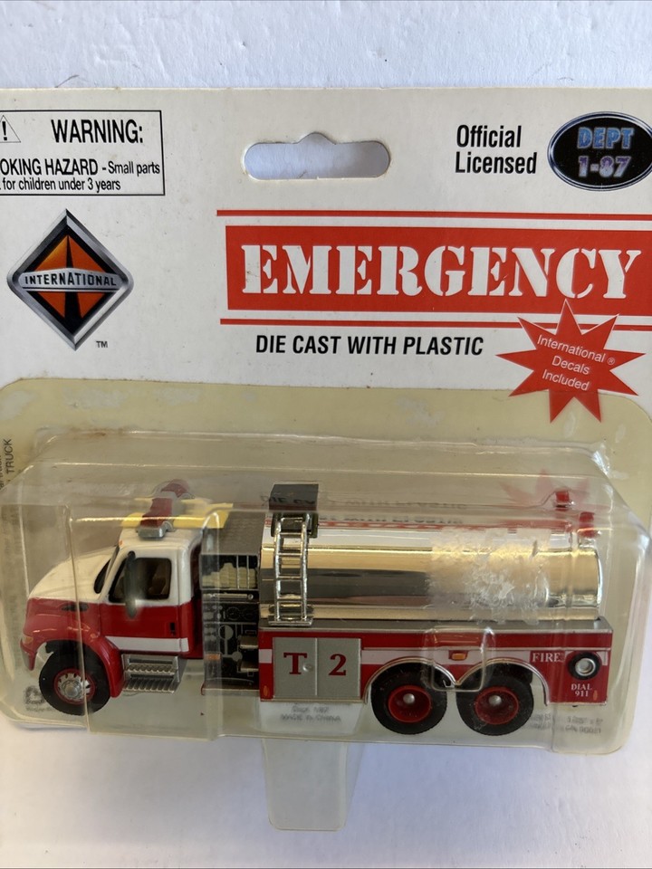 Boley 1/87 International Fire Dept Tank Truck #4126-71 | eBay