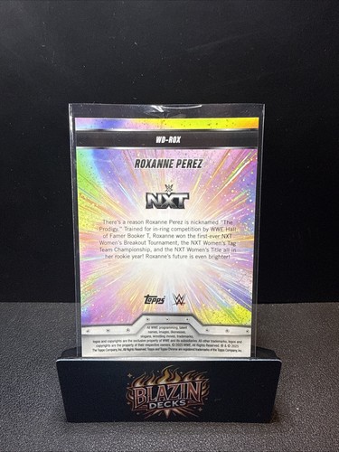 2025 WWE Topps Chrome Roxanne Perez #WD-ROX Women's Division | eBay