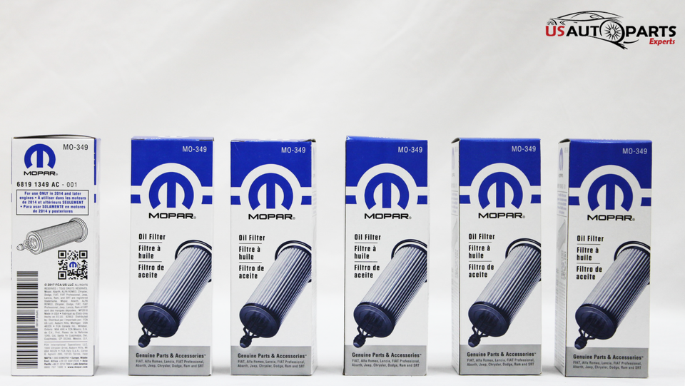MOPAR- Oil Filter- 68191349AC -Jeep Chrysler Dodge Ram 3.2L 3.6L- 6 ...