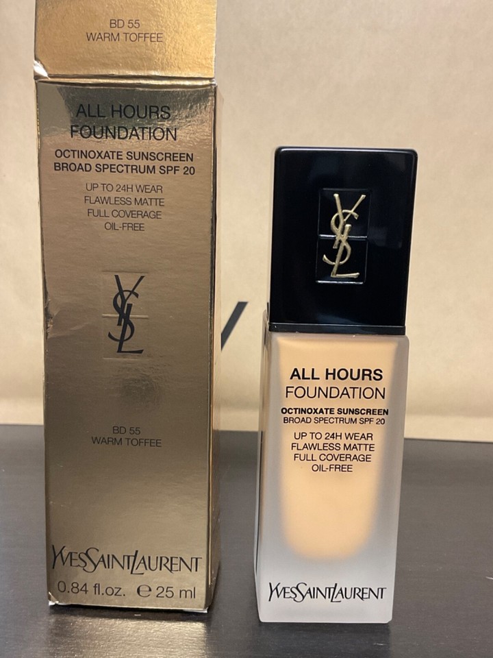 YSL ALL HOURS FOUNDATION 0.84 OZ Flawless Matte UP TO 24H Wear SPF20 ...