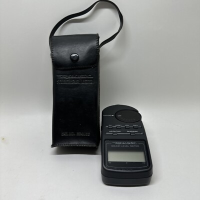 Sound & Audio Measurement - Radioshack Digital Sound Level Meter