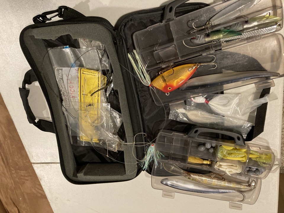 Fishing Tackle Lot, Lures, Cases And Daiwa Bag Included | eBay