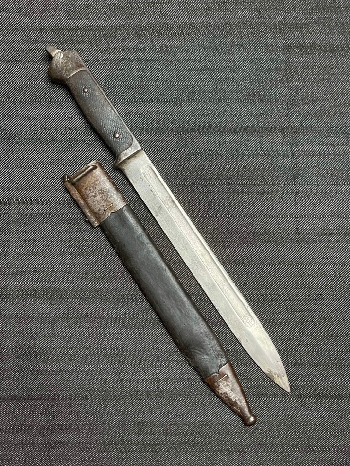 IMPERIAL GERMAN 1891 M1889/93 KRAG RIFLE BAYONET BY WEYERSBERG ...