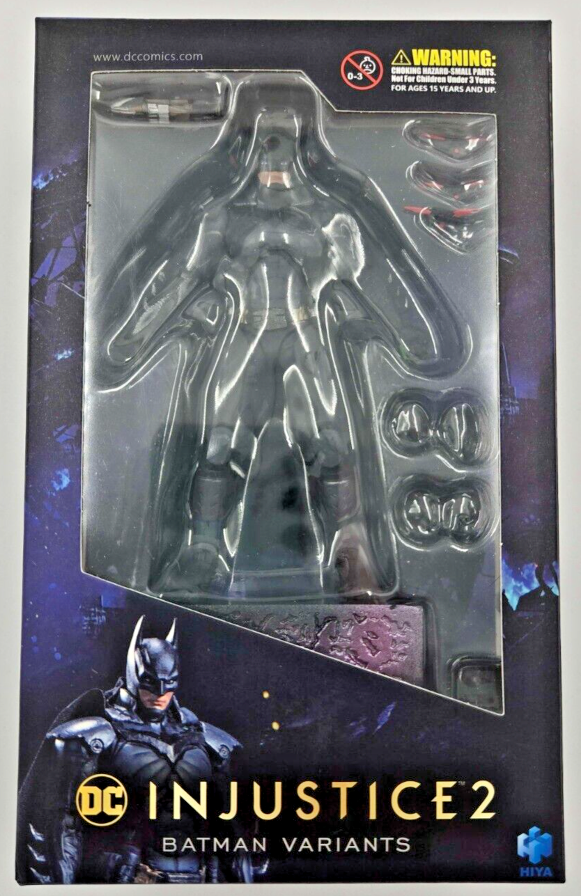Hiya Toys Injustice 2 Batman Variants 1:18 Scale Action Figure CAD ...