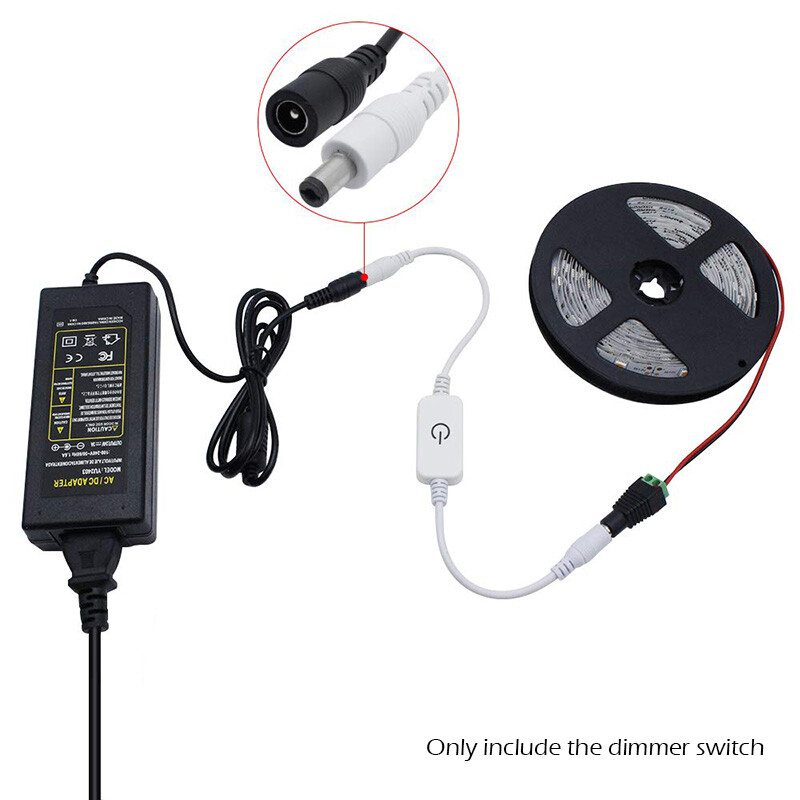 DC12V -24V 2A LED Strip Light Touch Switch Dimmer Adjust Brightness ...
