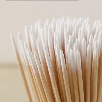 100-500x Wooden Cotton Swabs, Nail Art Clean Sticks, Manicure Corrector ...