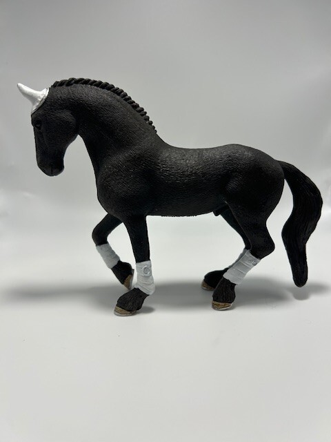 Schleich Horse-Friesian Stallion Riding Tournament (with tack) | eBay