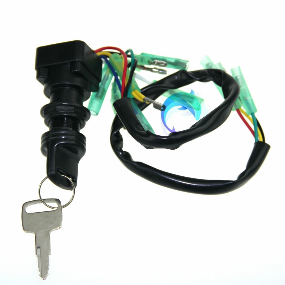 Ignition Main Key Switch Set 703-82510-43-00 for Yamaha Outboard Motor ...