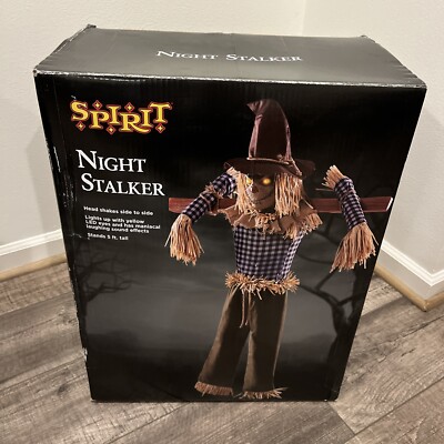 Brand New Spirit Halloween Night Stalker Scarecrow Halloween Animatronic | eBay