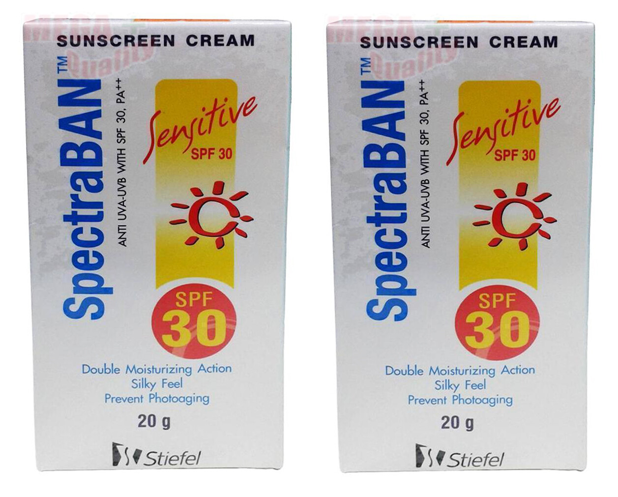 Stiefel SpectraBAN SUNSCREEN CREAM Sensitive Skin ANTI UVA-UVB SPF 30 ...