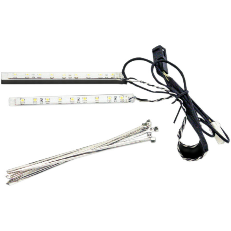 Custom Dynamics White Forward Facing LED Light Kit for Harley Fairing ...