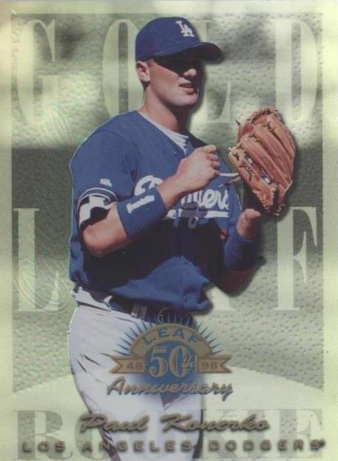 1998 Donruss Collections - Leaf Paul Konerko #PC381 Prized Collections ...