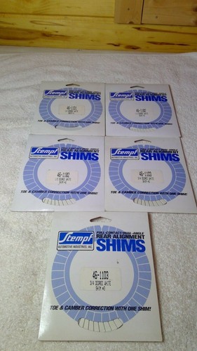 Lot of 5 New Full Contact Dual Angle Rear Alignment Shims (SS) | eBay