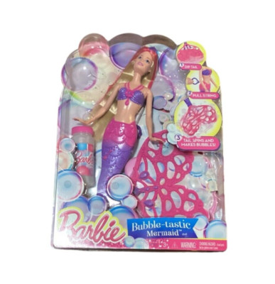 MATTEL 2014 BARBIE MERMAID BUBBLE-TASTIC 12'' DOLL New CFF49 | eBay