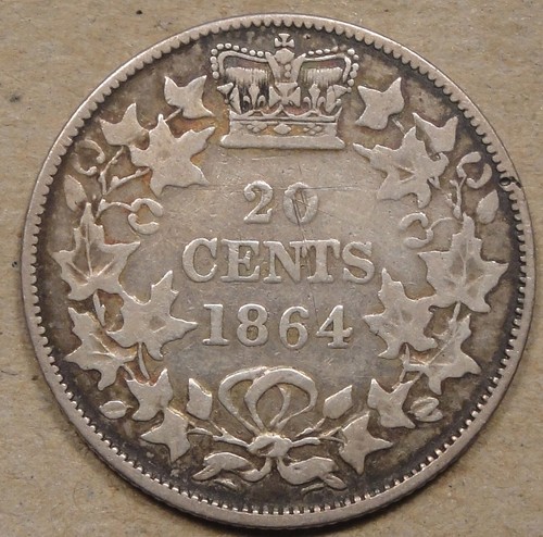 New Brunswick 1864 20c Twenty Cents Mid Grade as Pictured Bk | eBay