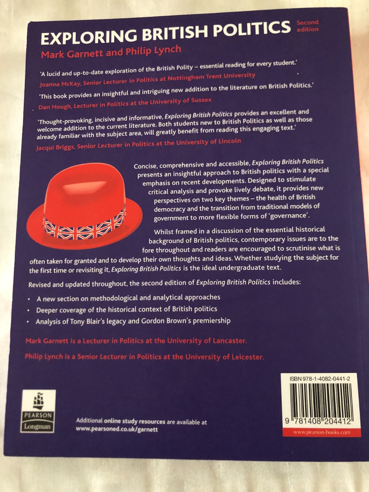 Exploring British Politics by Mark Garnett, Philip Lynch (Paperback ...