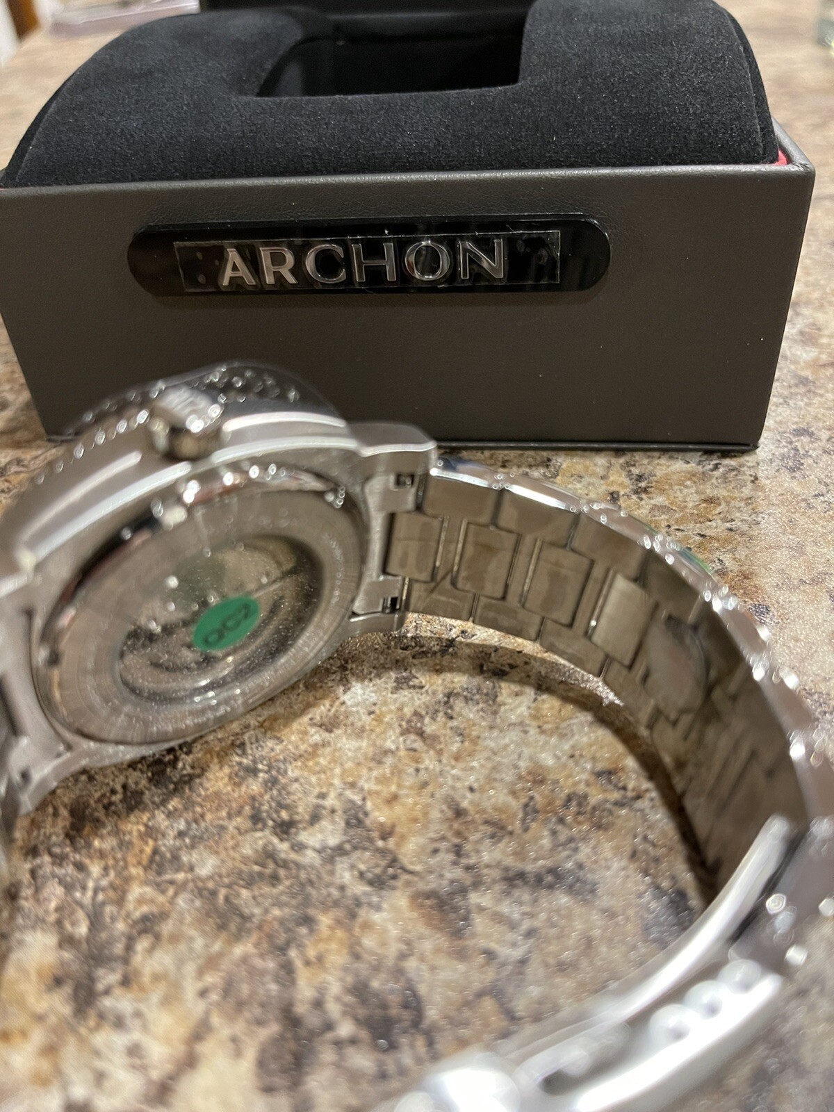 NEW Automatic Archon Seafarer SF05-Matte Red/Blue Pepsi RP $649 44mm ...