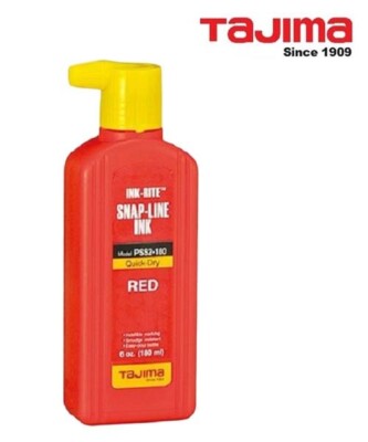 Tajima Ink-Rite Snap Line Ink Quick-Dry Red 180ml | eBay Australia