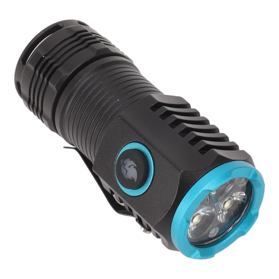 Mini Powerful Flashlight High Luminous Flux 2000lm Bright USB C ...