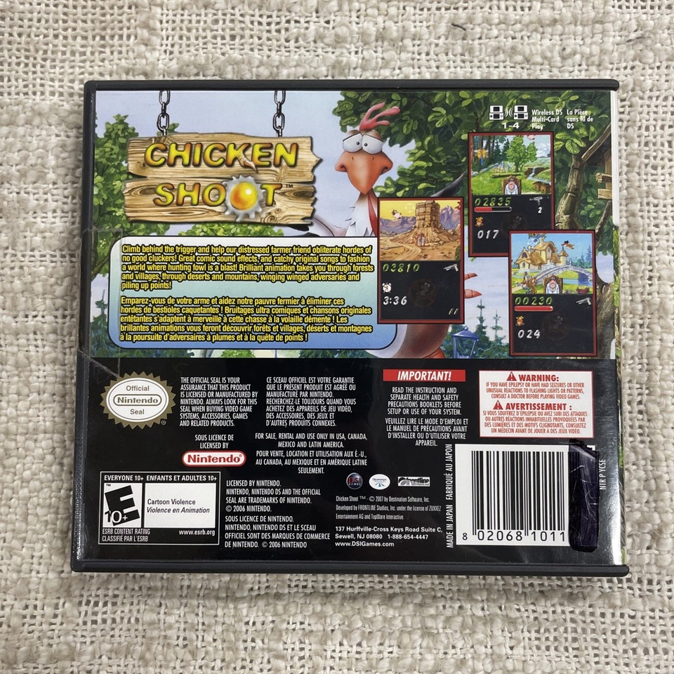 Chicken Shoot Nintendo DS (2006) 802068101169| eBay