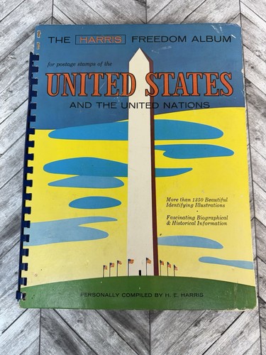 HARRIS FREEDOM United States Stamp ALBUM 1963 No Stamps | eBay