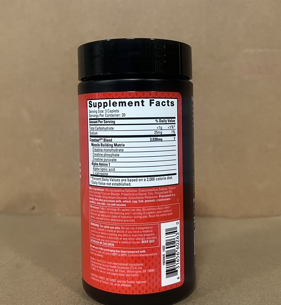 Six Star Elite Series 60 Creatine Caplets for sale online | eBay