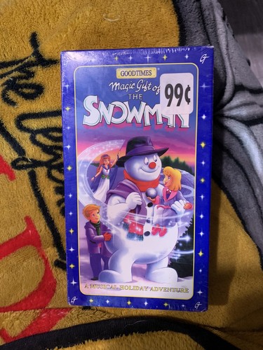 Magic Gift of The Snowman VHS Tape Animated Christmas Cartoon Holiday ...