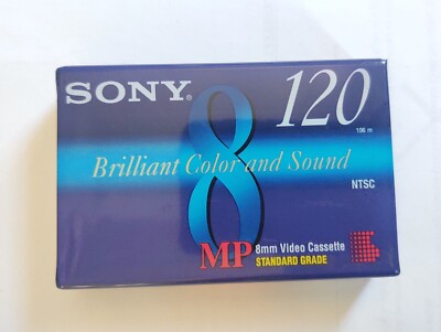 Sony 120 NTSC MP 8mm Video Cassette P6-120MPC Video 8 Video8 ...