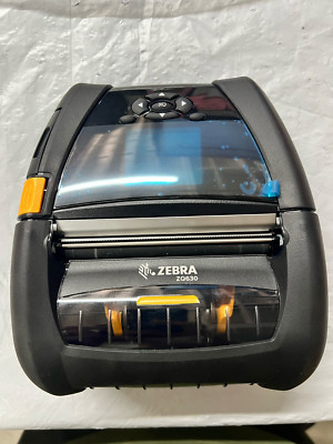 Zebra ZQ630 Mobile Barcode Label Printer Linered Platen with Bluetooth ...