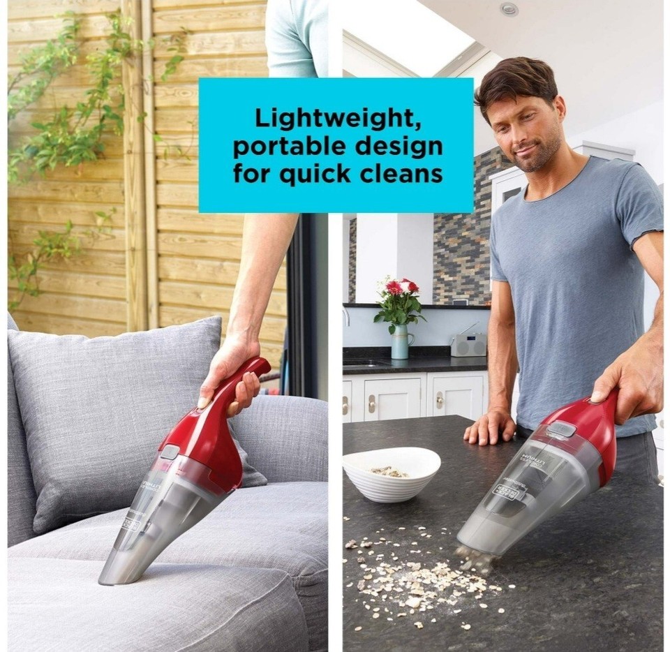 Dustbuster Quick Clean Cordless Hand Vacuum Cordless Lightweight ...