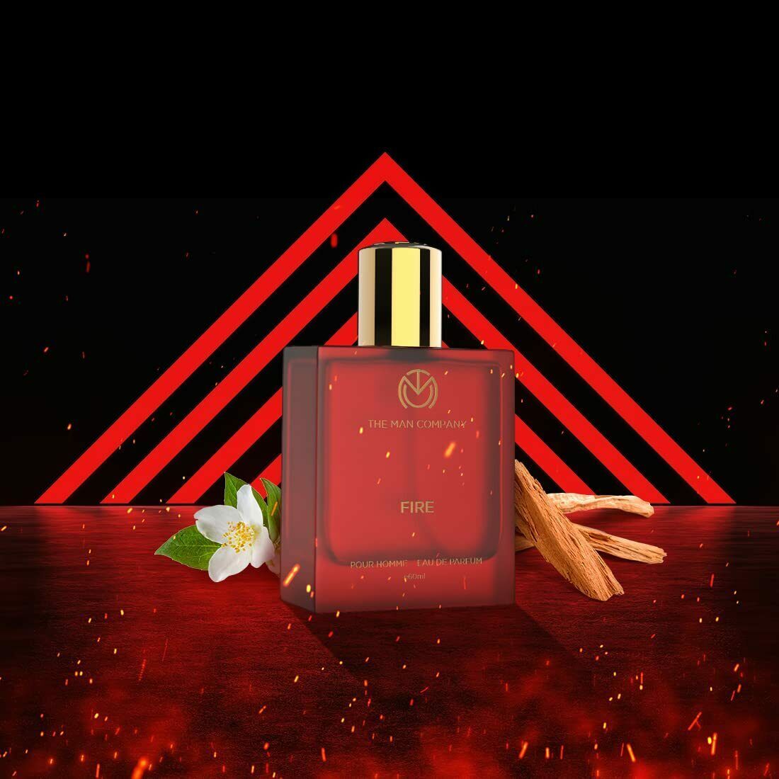 The Man Company Luxury Fire Perfume For Men - 60ml | Premium Long ...
