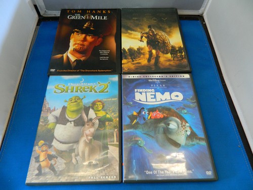 Lot of (4) DVD's Shrek-2/Finding Nemo/The Green Mile/Troy | eBay