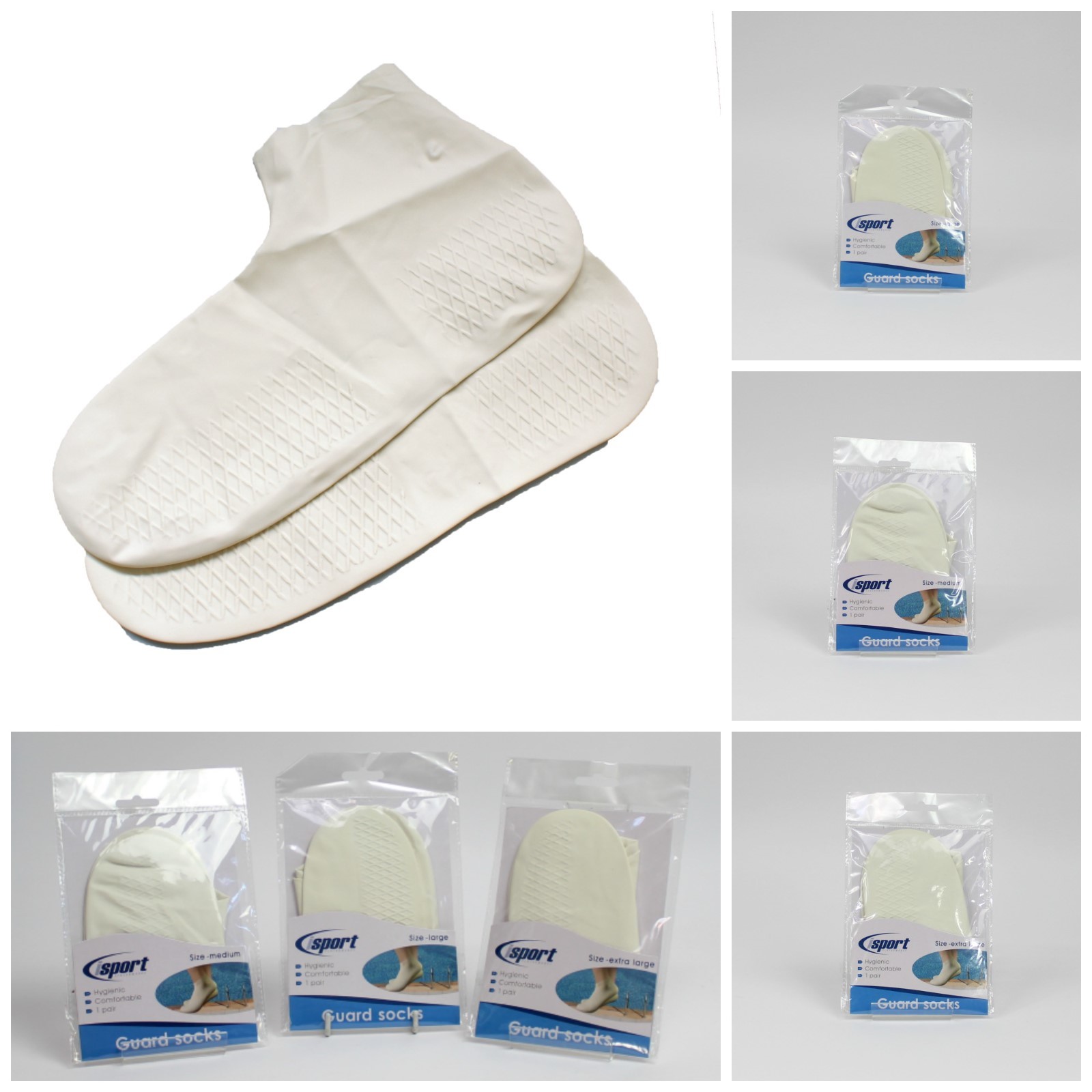 Pair Swimming Pool / Water Guard Socks. Wart, Verruca Hygiene. Adult ...