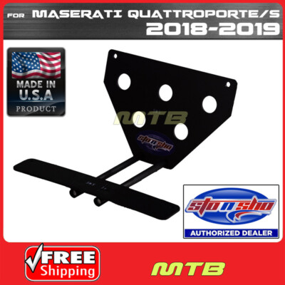 For 18-19 Maserati Quattroporte/S SNS192 Front License Plate Bracket ...