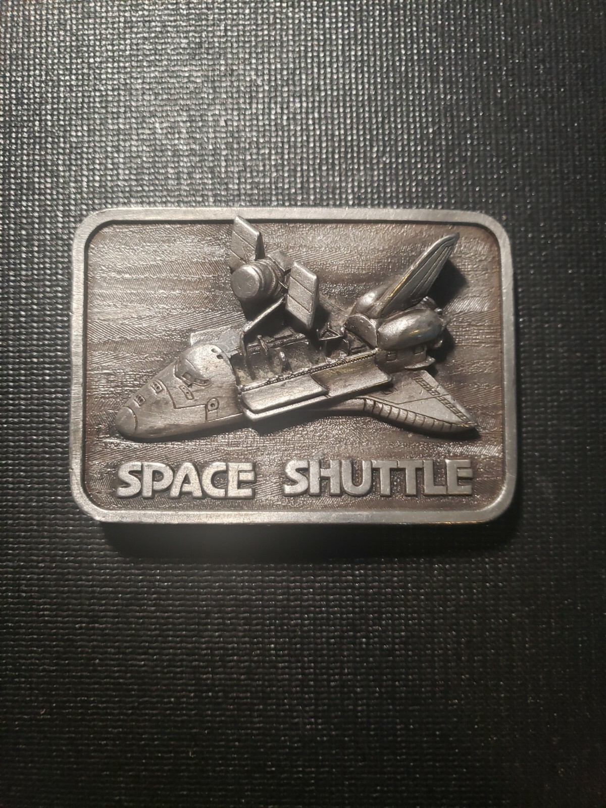 Vintage 1980 3D SPACE SHUTTLE Belt Buckle by The Buck… - Gem