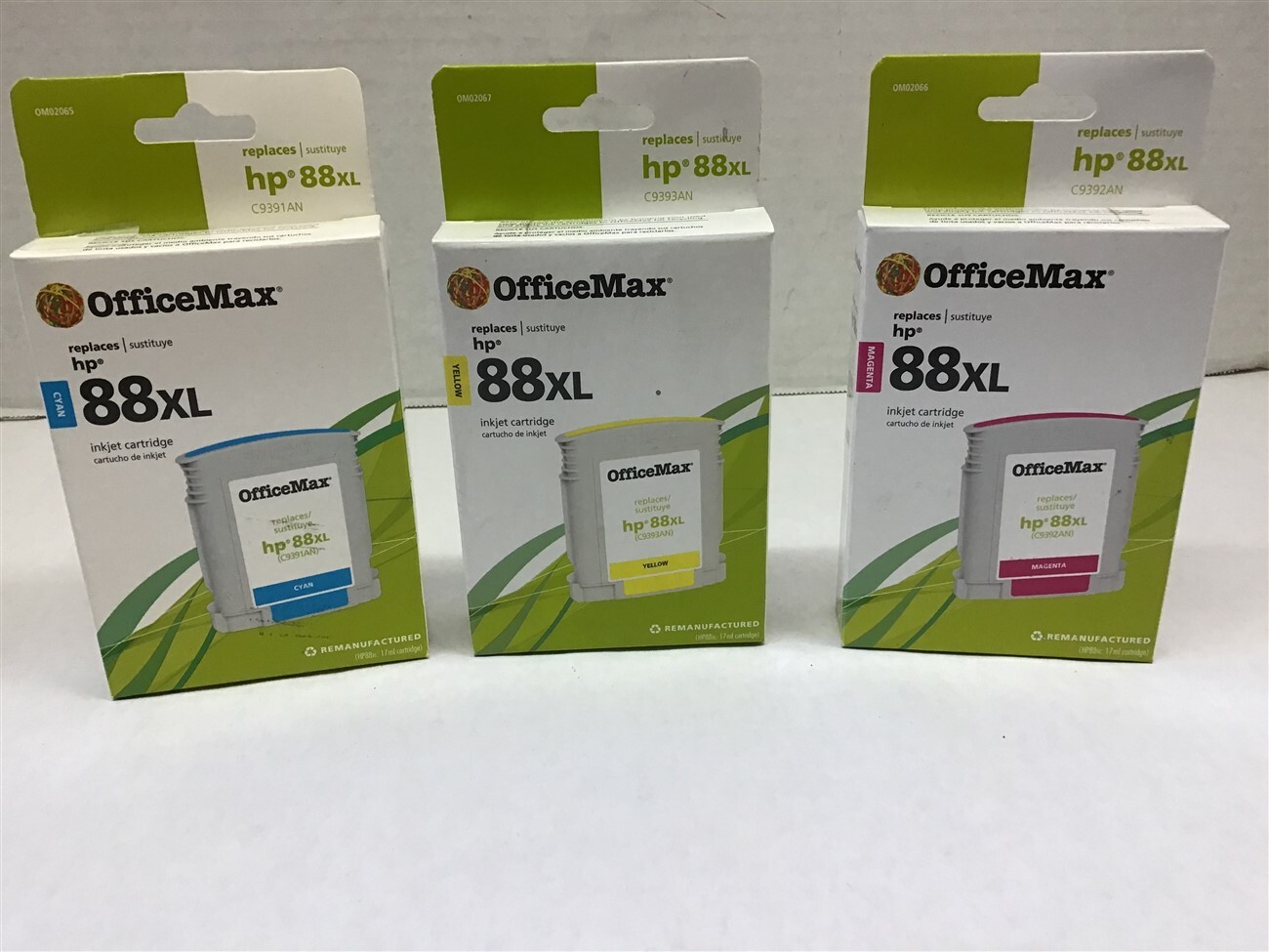 OfficeMax Inkjet Cartridge 88XL Cyan, Yellow and Magenta 1 Each | eBay