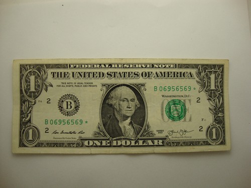 2013 $1 DOLLAR BILL/STAR NOTE/(B) DUPLICATE/NEW YORK/RARE/COLLECTABLE ...