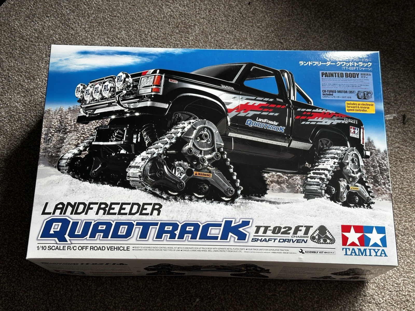 Tamiya RC 58690 Landfreeder Quadtrack (TT-02FT) 1:10 RC Assembly Kit ...