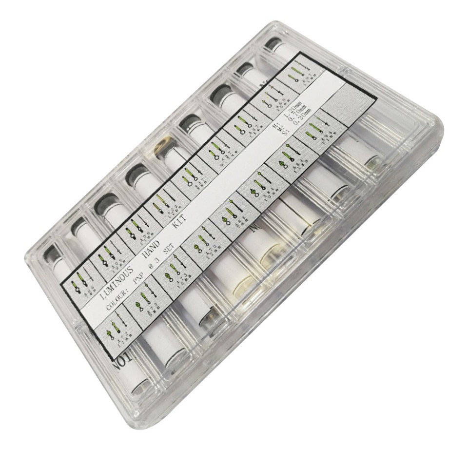 1 Box Green Luminous Watch Hour/Second/Minute Hands Neddles Repairing ...